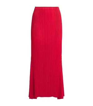 Women's Red Pleated Skirts