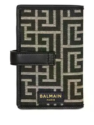 Balmain Monogram Jacquard Wallet