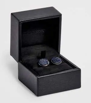 Giorgio Armani Sterling Silver Embellished Cufflinks