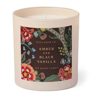 RIFLE PAPER CO. Amber And Black Vanilla Scented Candle