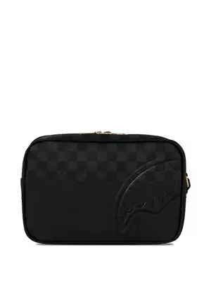 SPRAYGROUND Spritz Checkered Embossed Wash Bag