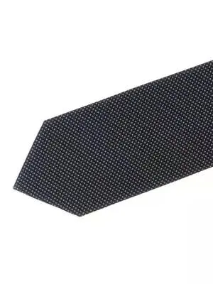 TOM FORD Jacquard Silk Neck Tie - Blue