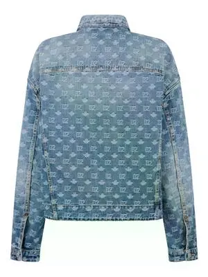 Dsquared2 Buttoned Graphic Jean Jacket