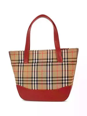 Burberry 1990-2000s Check-print Tote