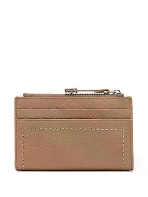 GIANNI CHIARINI Grained Zip Leather Wallet