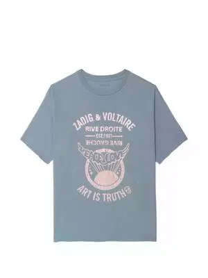Zadig&Voltaire Graphic T-shirt - Blue