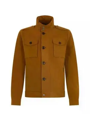 MOORER Buttoned Chest-pocket Jacket