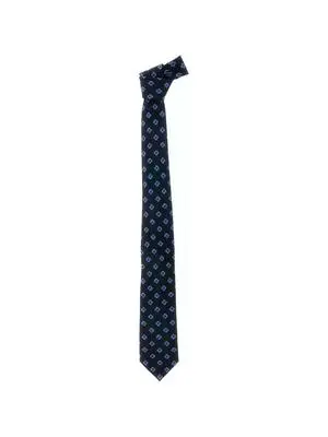 Giorgio Armani Printed Neck Tie - Blue