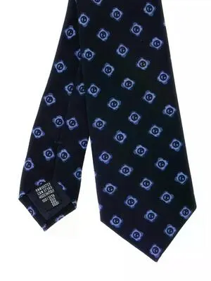 Giorgio Armani Printed Neck Tie - Blue