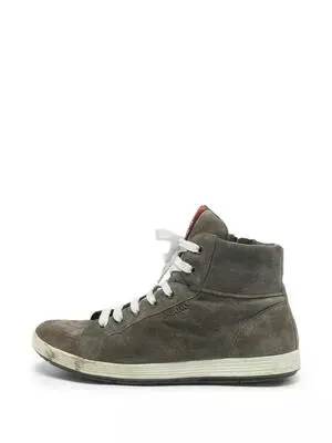 Prada Leather High-top Sneakers
