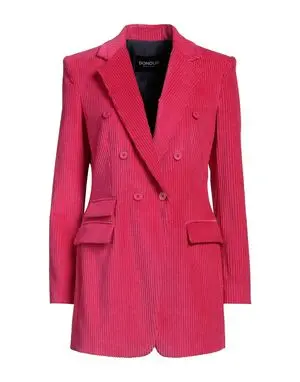 DONDUP Corduroy Double-breasted Blazer - Fuchsia