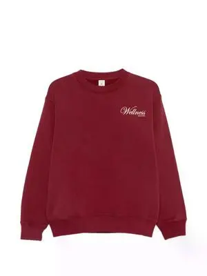 SPORTY & RICH Soho Logo Crew-neck Sweatshirt - Red