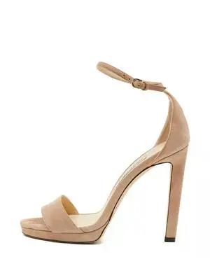 JIMMY CHOO Suede Platform Sandals