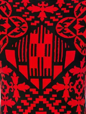 Alexander McQueen Jacquard Knit Mini Dress