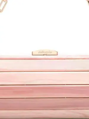 Cult Gaia Mini Rolie Polie Chain Clutch - Pink