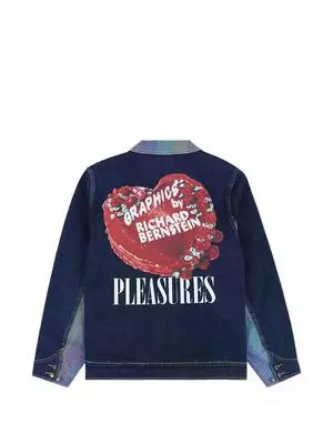 PLEASURES X Richard Bernstein Cake Denim Jacket