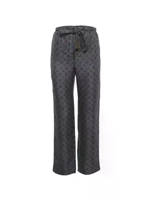 LOUIS VUITTON Logo-pattern Trousers