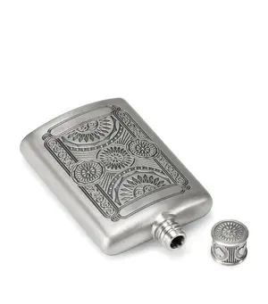 ROYAL SELANGOR Pewter Ace Hip Flask