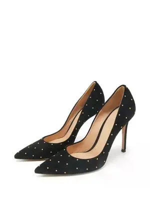 GIANVITO ROSSI Studded Suede Pumps