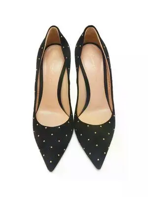GIANVITO ROSSI Studded Suede Pumps