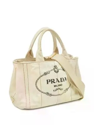 Prada Small Canapa Tote Bag