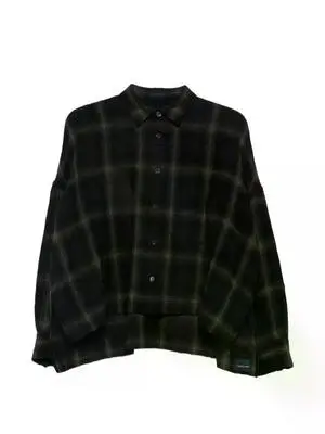 Yohji Yamamoto Checked Collared Shirt