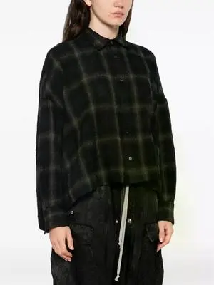 Yohji Yamamoto Checked Collared Shirt