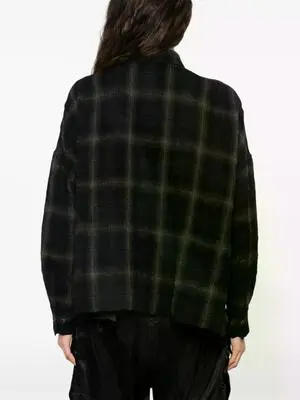 Yohji Yamamoto Checked Collared Shirt