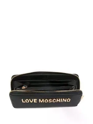 Moschino Logo Zip Wallet