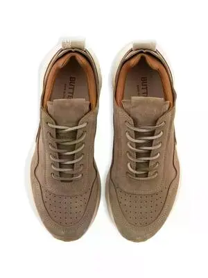 BUTTERO® Round-toe Perforated Sneakers
