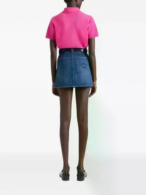 Givenchy Patch-pocket Denim Skirt - Blue