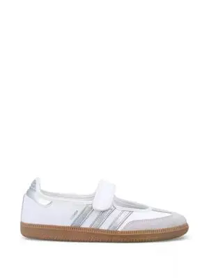 Adidas Silver Tone Flats For Women