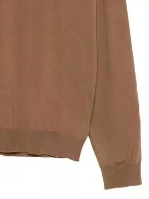 SLOWEAR Crewneck Sweater - Brown