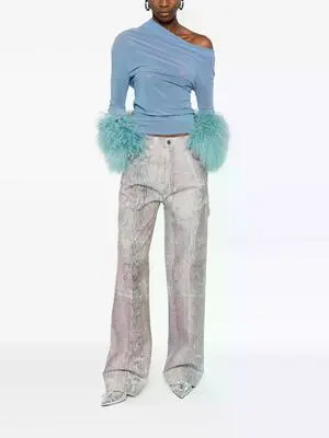 HAIKURE Snake-print Jeans