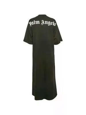 Palm Angels Logo-print Midi Dress