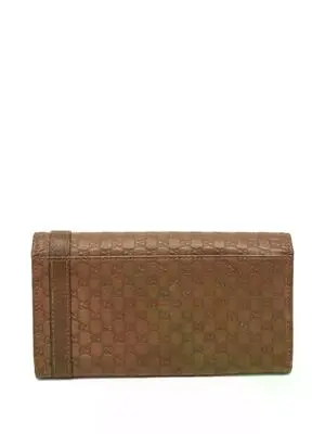 Gucci Leather Flap Wallet