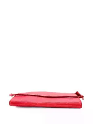 LOUIS VUITTON Pochette Accessoires Epi Leather Clutch Bag - Red