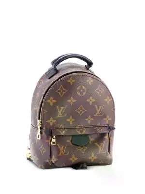 LOUIS VUITTON Palm Springs Monogram Canvas Mini Backpack - Black