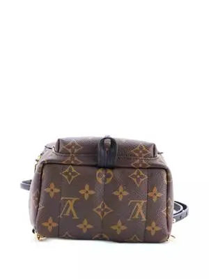 LOUIS VUITTON Palm Springs Monogram Canvas Mini Backpack - Black