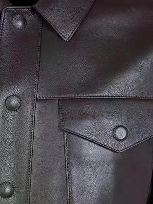 TOM FORD Leather Shirt Jacket