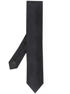 Brioni Pointed Tip Necktie - Black