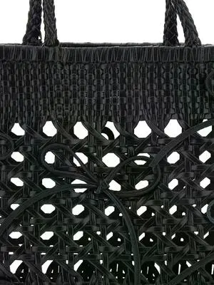 OSOI Biscuit Woven Tote Bag - Black