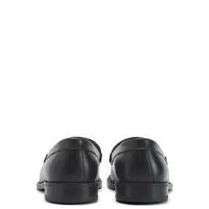 GIUSEPPE ZANOTTI Leather Loafers With Tassels - Black
