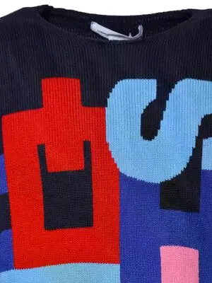 Comme Des Garçons Graphic-print Crew-neck Sweater