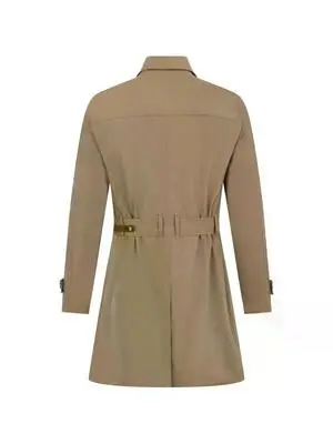 MOORER Double-breasted Belted Trench