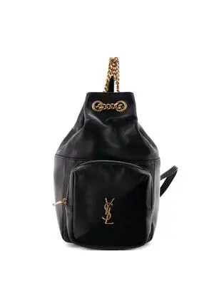 Saint Laurent Jamie Leather And Suede Backpack