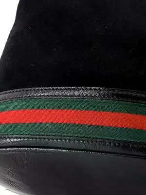 Gucci Ophidia Suede Small Bucket Bag - Black
