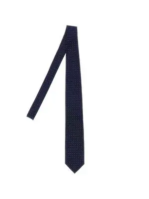TOM FORD Polka-dot Silk Tie - Blue