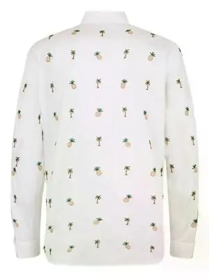 Dsquared2 Pineapples Palms Embroidery Shirt