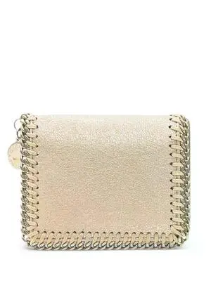 Stella McCartney Falabella Tri-fold Wallet - Neutrals